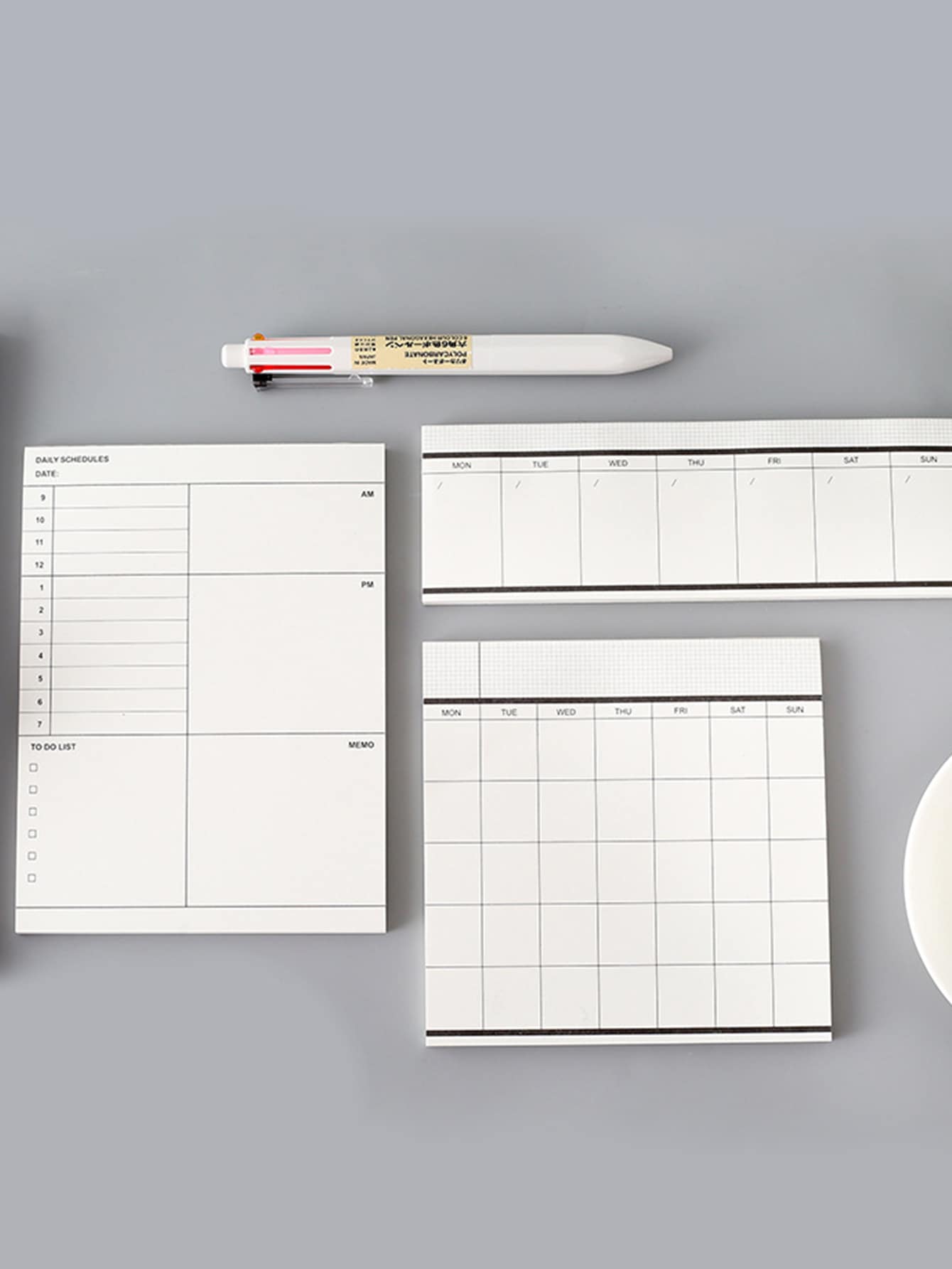 A To-Do List Planner Notebook With Memo Pad, Tear Off Pages, Monthly ...