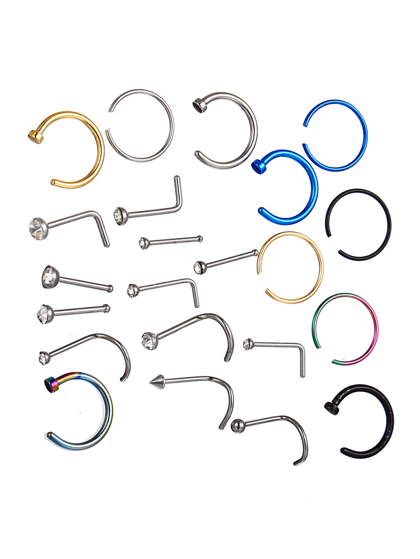 Nose Piercing Jewelry Types