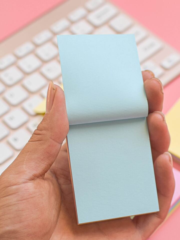1pc Plain Random Sticky Note | SHEIN EUQS