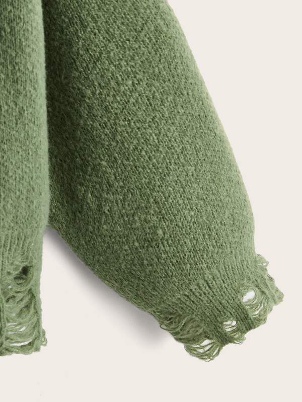 Fairycore Suéter roto con patrón de esqueleto | Moda de Mujer | SHEIN ...