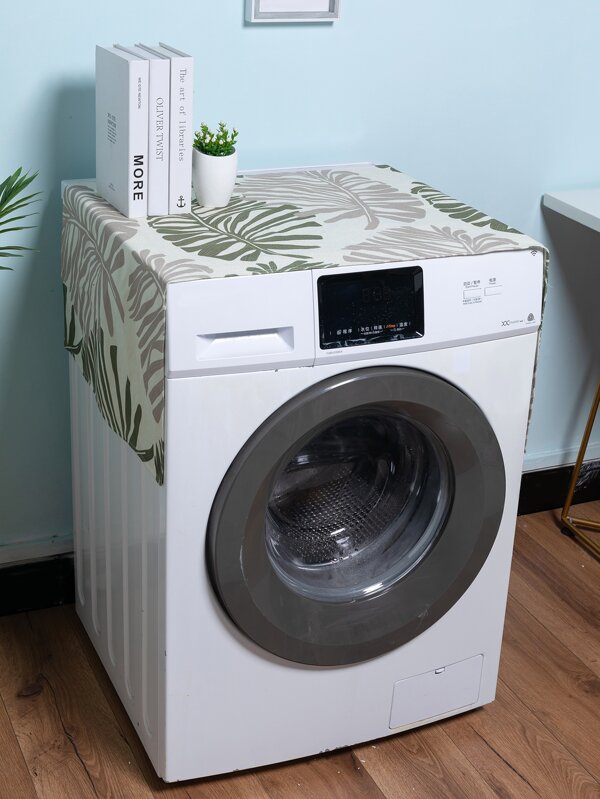 Leaf Print Washing Machine Cover | SHEIN USA