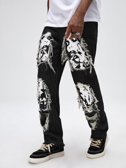 It's giving Men Jeans | Men Jeans realness - ROMWE