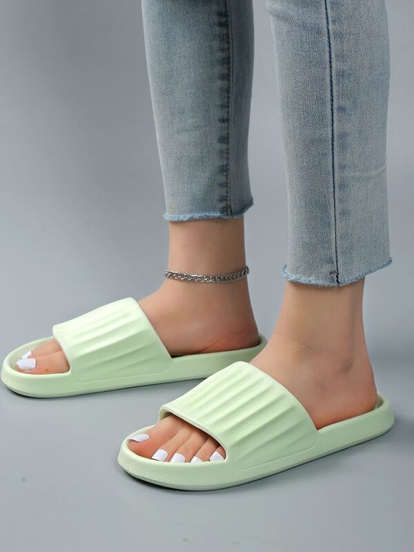 Women Single Band Slides, EVA Funky Slides | SHEIN UK