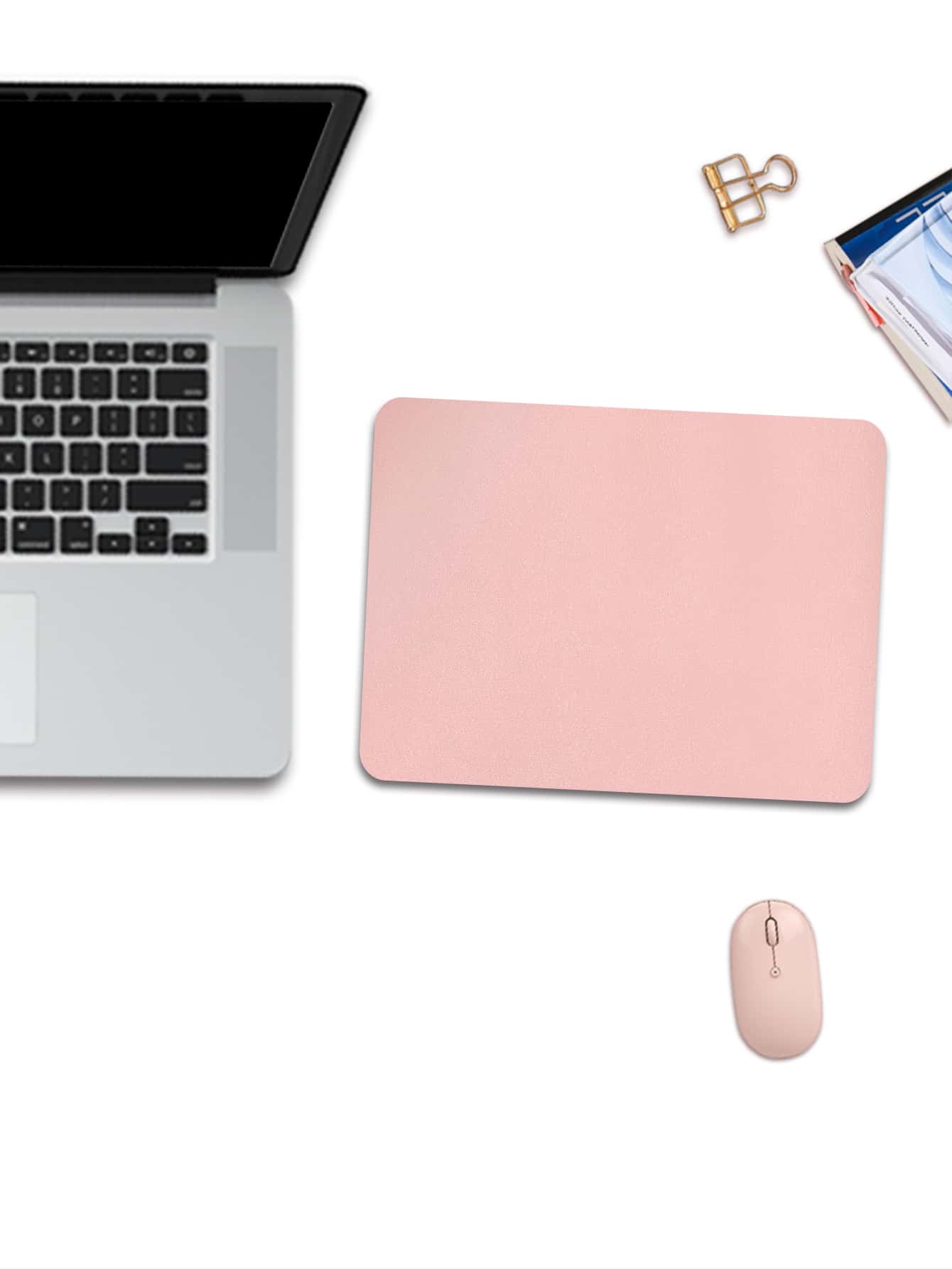 1pc 26 X 21cm Plain PU Mouse Pad | SHEIN USA