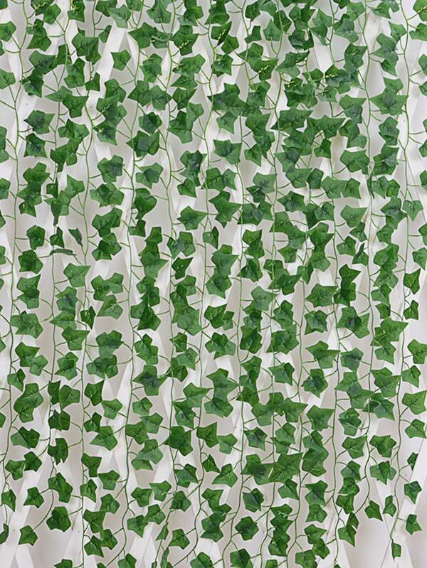 2pcs Artificial Leaf Vine,Green Simulation Plant Green Vine For Wedding ...