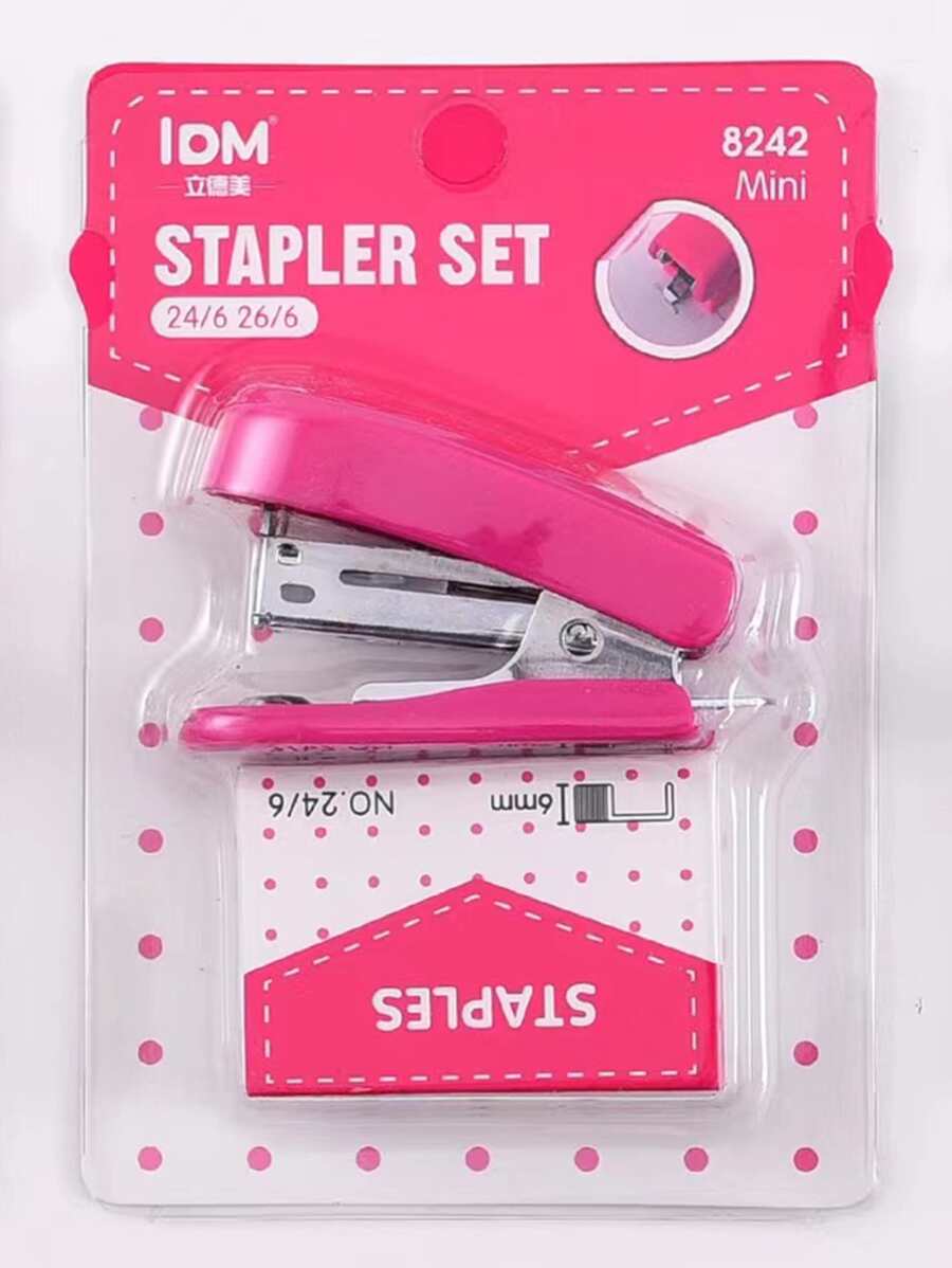 1pc Mini Stapler & 1box Staple Set | SHEIN USA