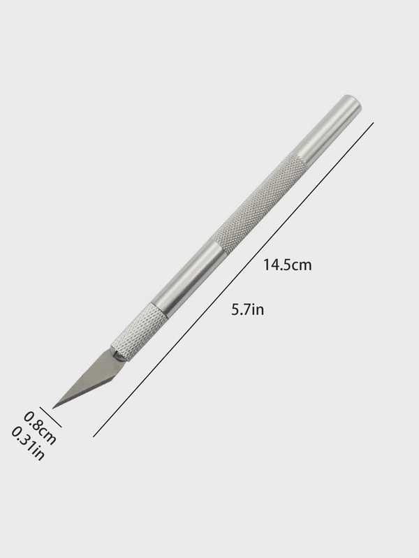 1pc Utility Knife With 5pcs Blade Shein Usa