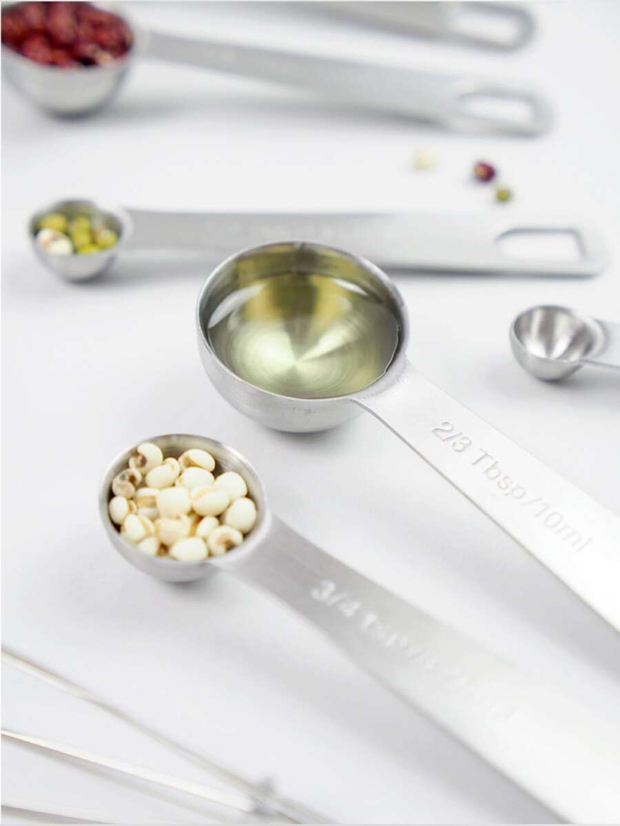 9-Pack Measuring Spoons, Heavy Duty Stainless Steel Measuring Spoons ...