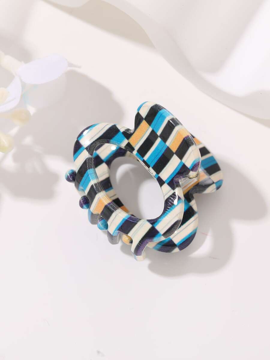 Striped Pattern Hair Claw | SHEIN USA