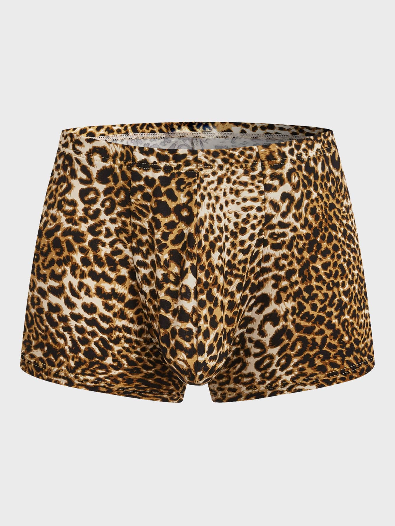 Extended Sizes Men Leopard Print Boxer Brief | SHEIN USA