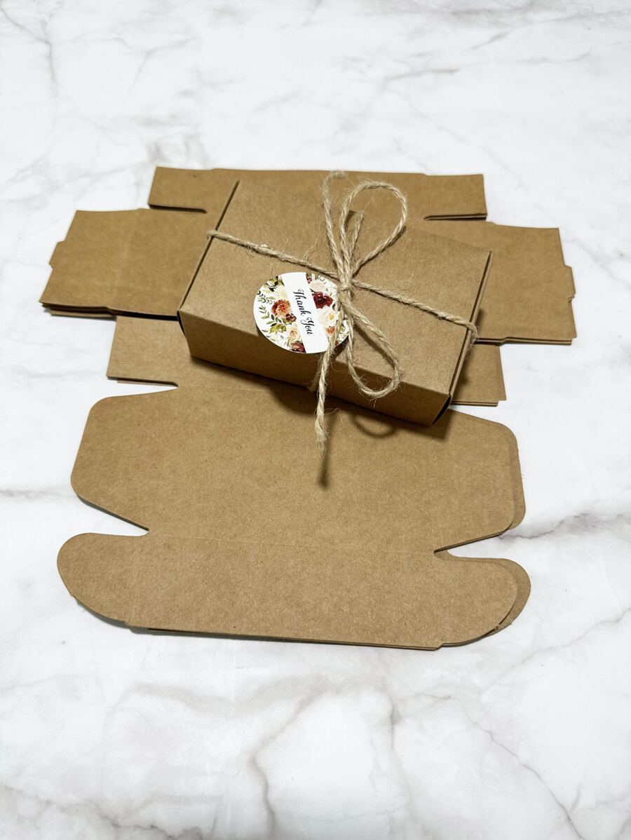 10pcs/set Paper Gift Box, Minimalist Solid Color Gift Wrapping Box For ...