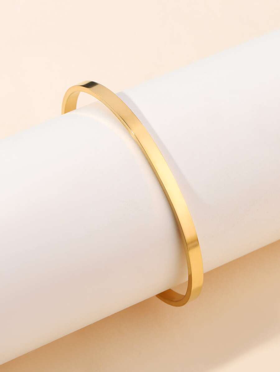 Minimalist Solid Bangle | SHEIN USA