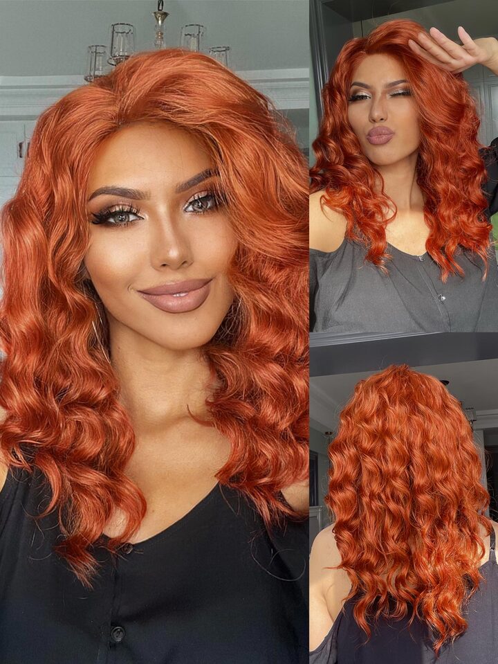 Natural Wavy Red Hair