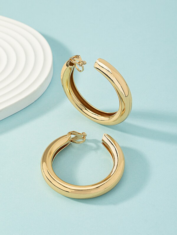 1pair Fashionable Minimalist Ear Cuffs For Women For Daily Life | SHEIN USA