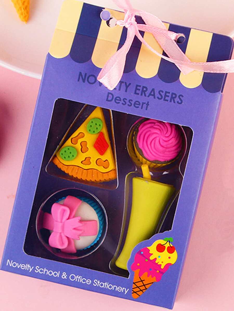 1box Food Shaped Eraser | SHEIN USA