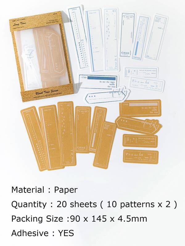 20pcs Letter Slogan Writable Label Sticker, Minimalist Multipurpose ...