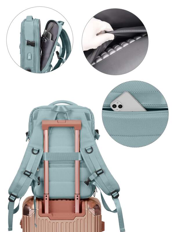 Minimalist Laptop Backpack Expandable For Traveling Business Work ...