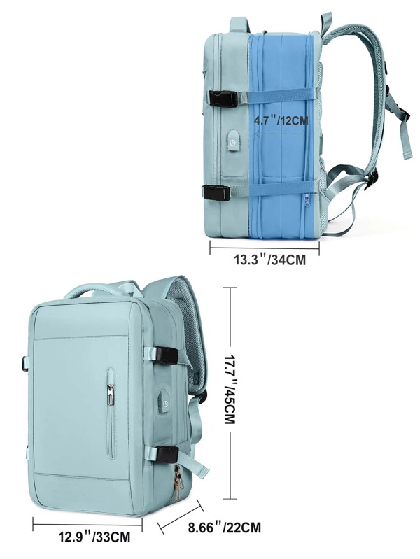 Minimalist Laptop Backpack Expandable For Traveling Business Work ...