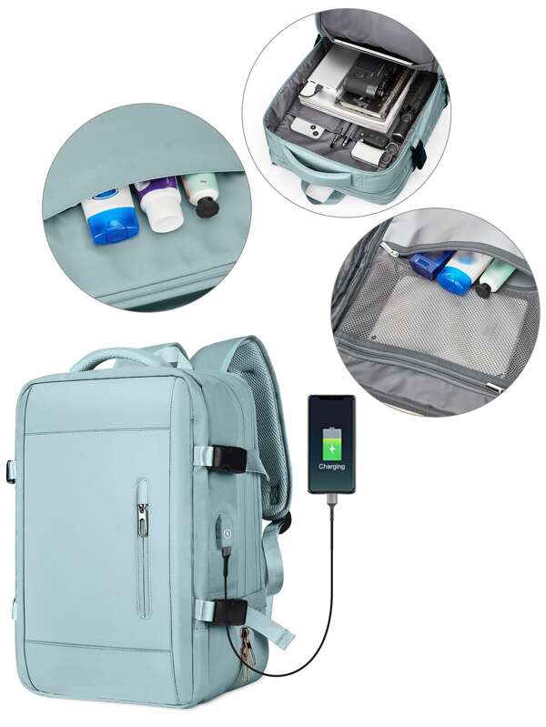 Minimalist Laptop Backpack Expandable For Traveling Business Work ...