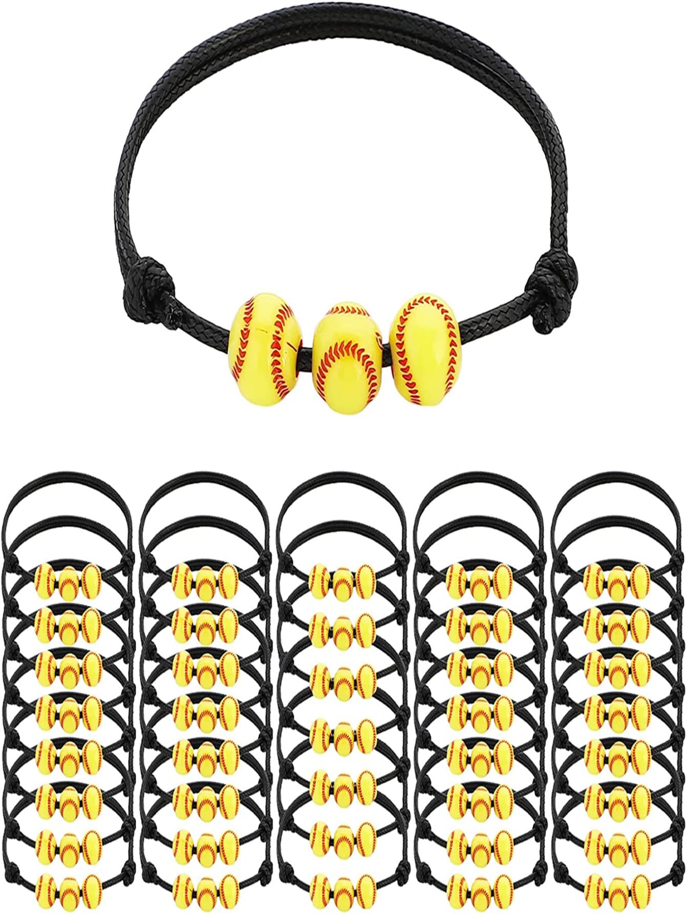 1pc Adjustable Sports Theme Beaded Bracelet For Men And Women, Suitable ...