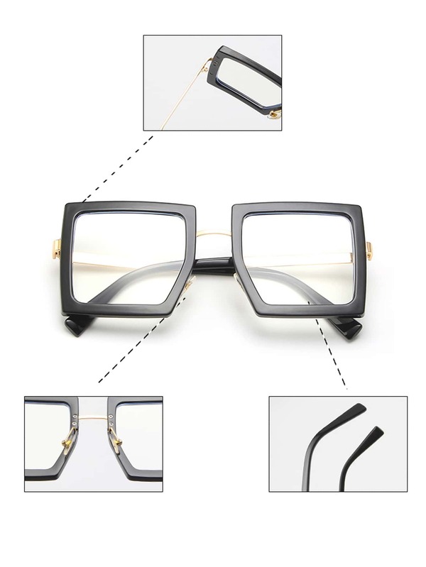 Square Frame Eyeglasses | SHEIN UK