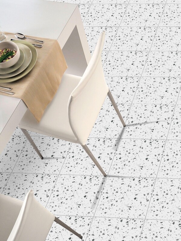 5pcs Terrazzo Pattern Floor Sticker, Modern PVC Peel Stick Floor Tile ...