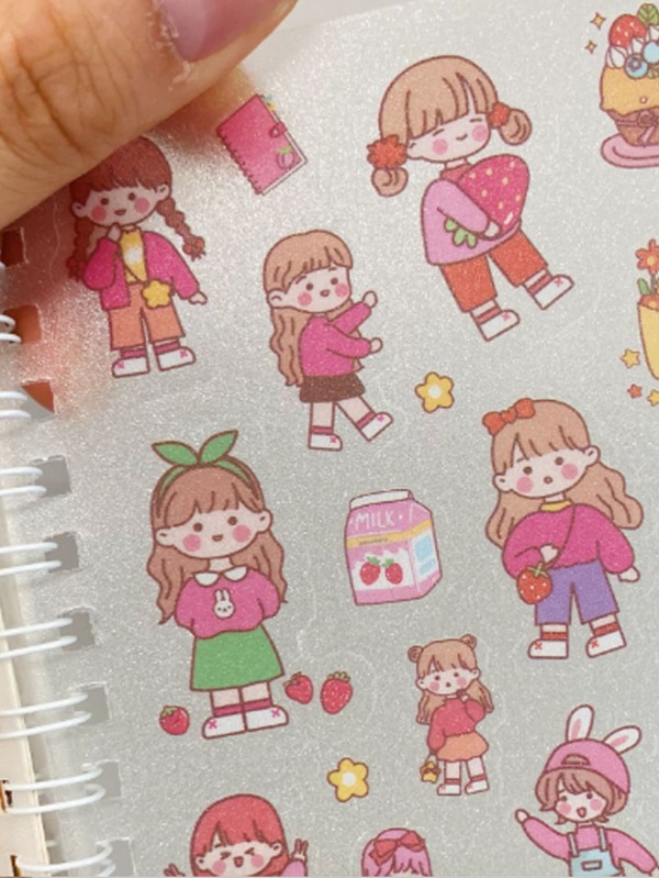 1pc Cartoon Graphic Assorted Sticker Book, Cute Multi-purpose DIY Craft ...