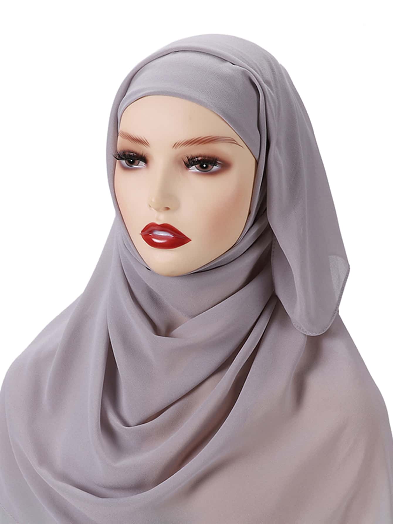 Solid Hijab Scarf | SHEIN USA