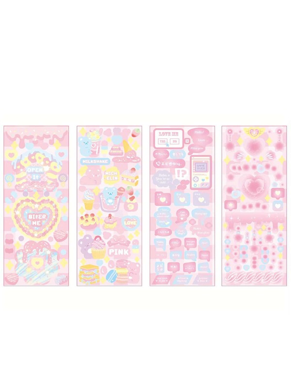 4pcs Cartoon Graphic Assorted Sticker Cute Multi Purpose Diy Craft At Home Sticker Shein Usa