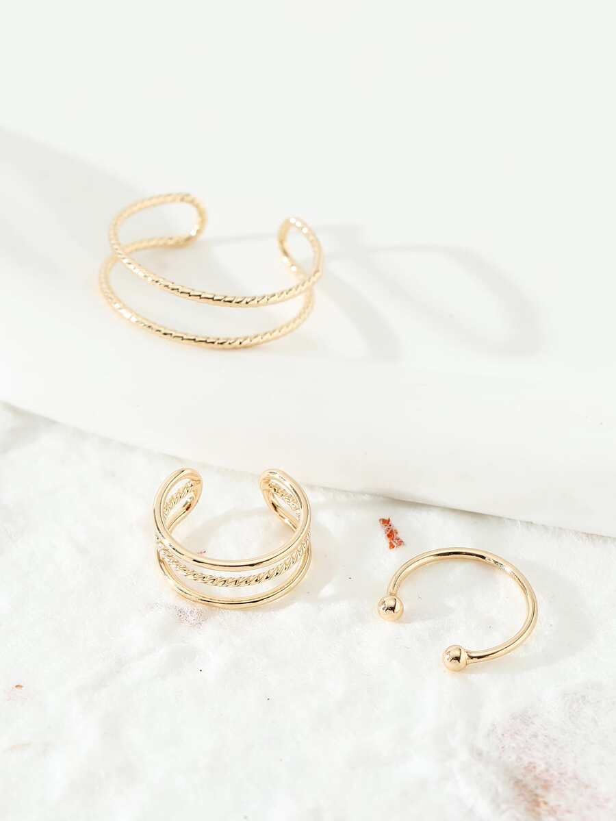 3pcs/set Minimalist Toe Ring | SHEIN USA