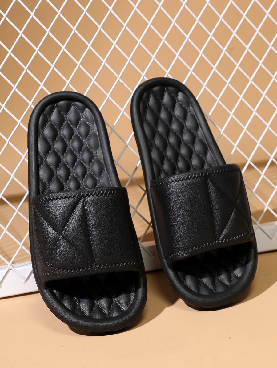 Men Minimalist Single Band Slides | SHEIN USA
