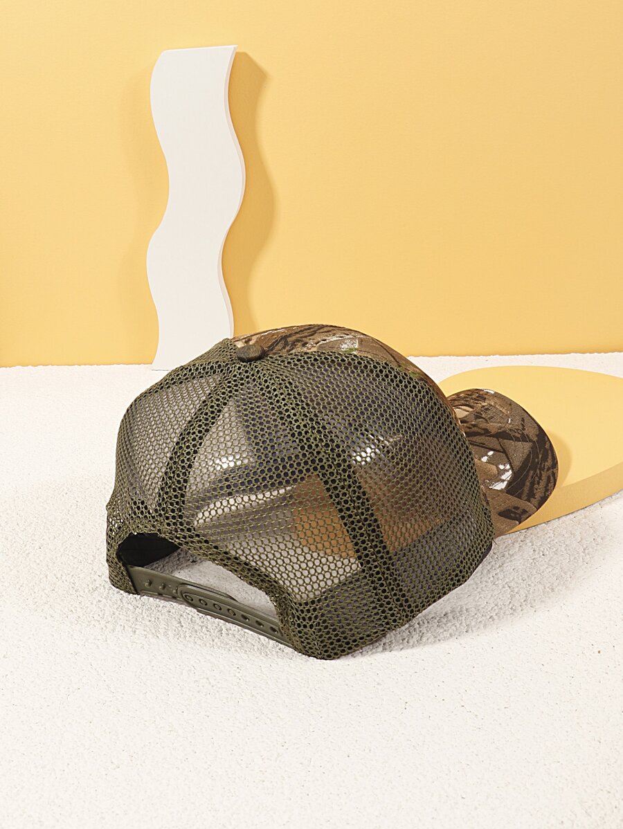 Men Graphic Trucker Hat For Daily Use For Summer Gift For Friend Boho | SHEIN USA