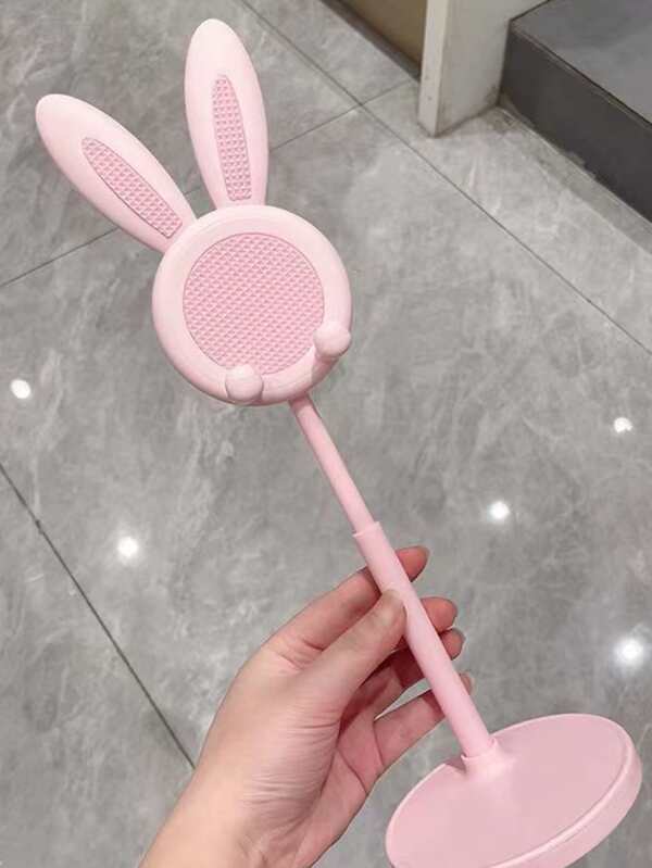 Pink Cute Rabbit Adjustable Desktop Mobile Phone Tablet Bracket | SHEIN USA
