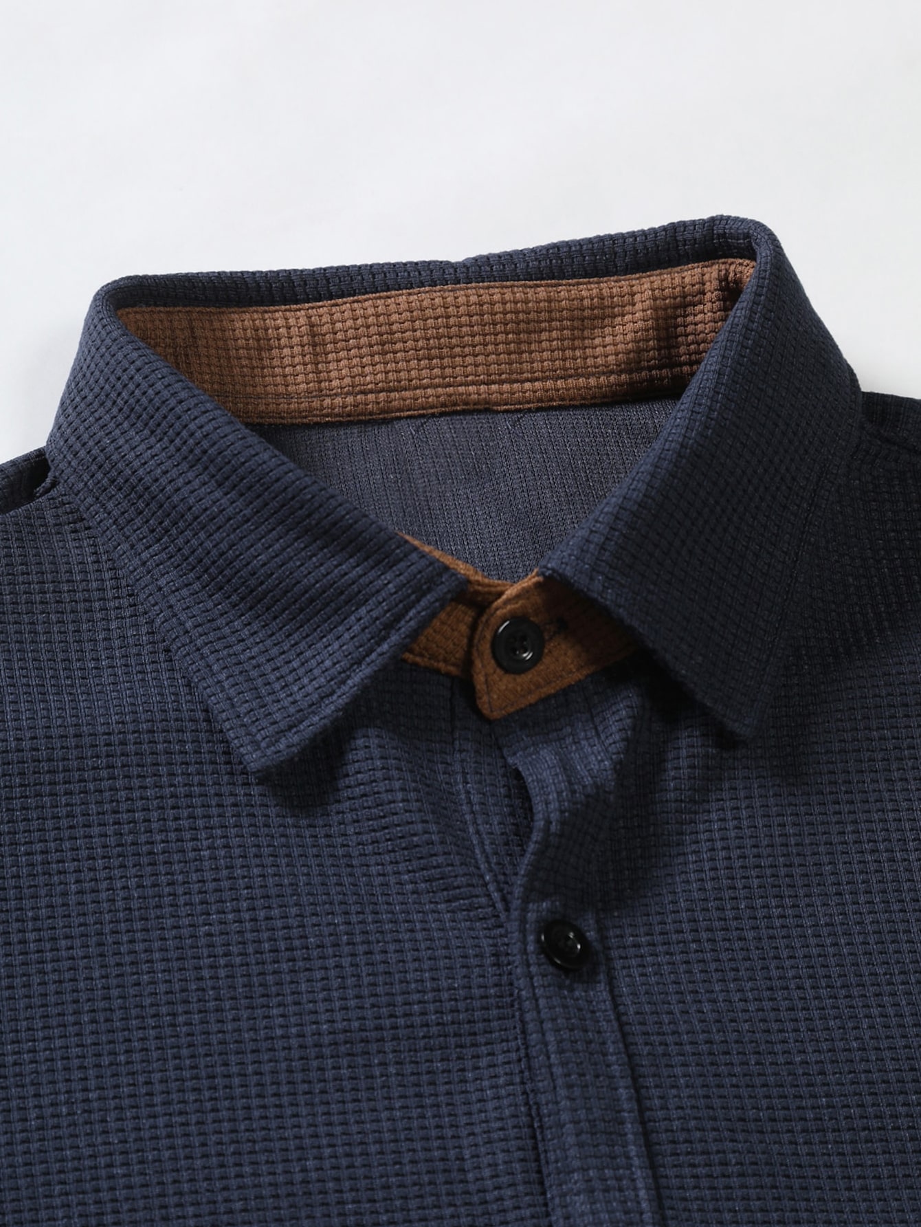 Manfinity Homme Men Two Tone Button Up Shirt | SHEIN USA