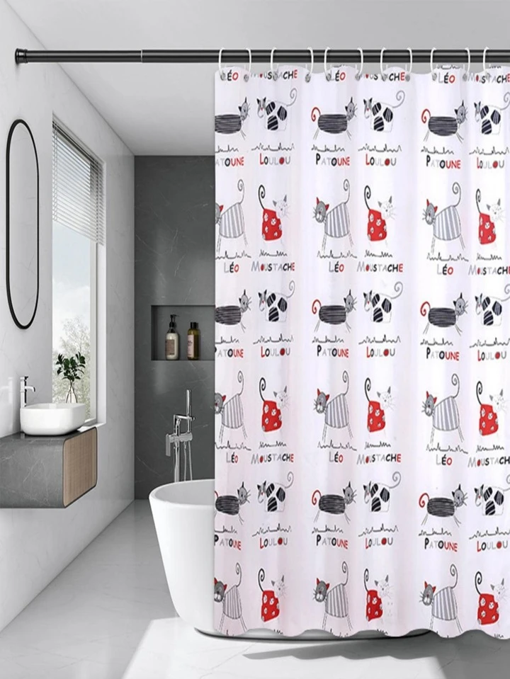 Mustache Shower Curtain