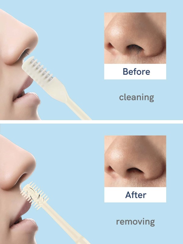 1pc 2 In 1 Nose Hair Trimmer Clipper Cutter Safety Protected Razor Hair ...