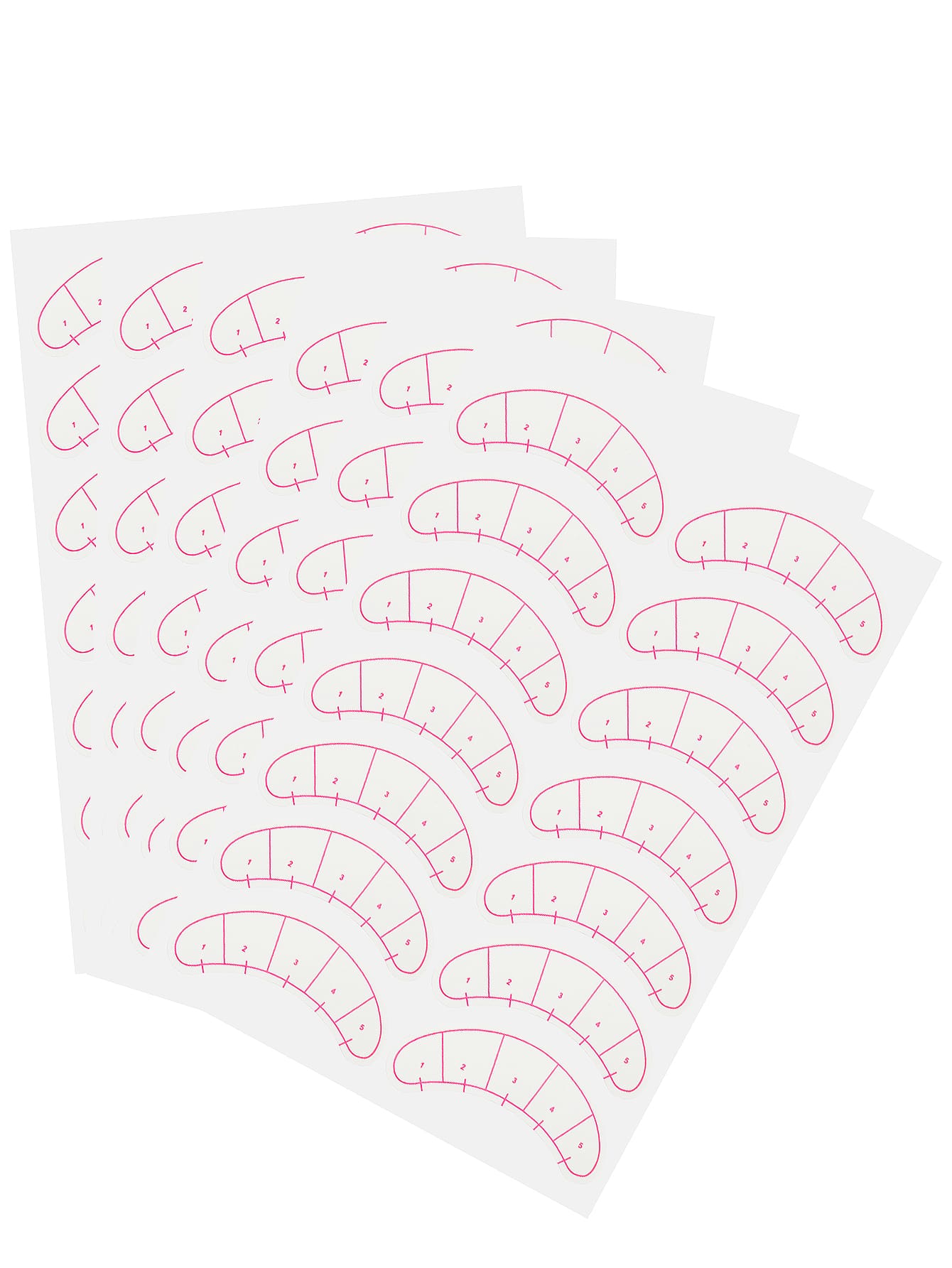 70 Pairs Lash Mapping Stickers Under Eye Positioning Tips Sticker for ...