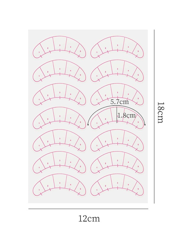 70 Pairs Lash Mapping Stickers Under Eye Positioning Tips Sticker for ...