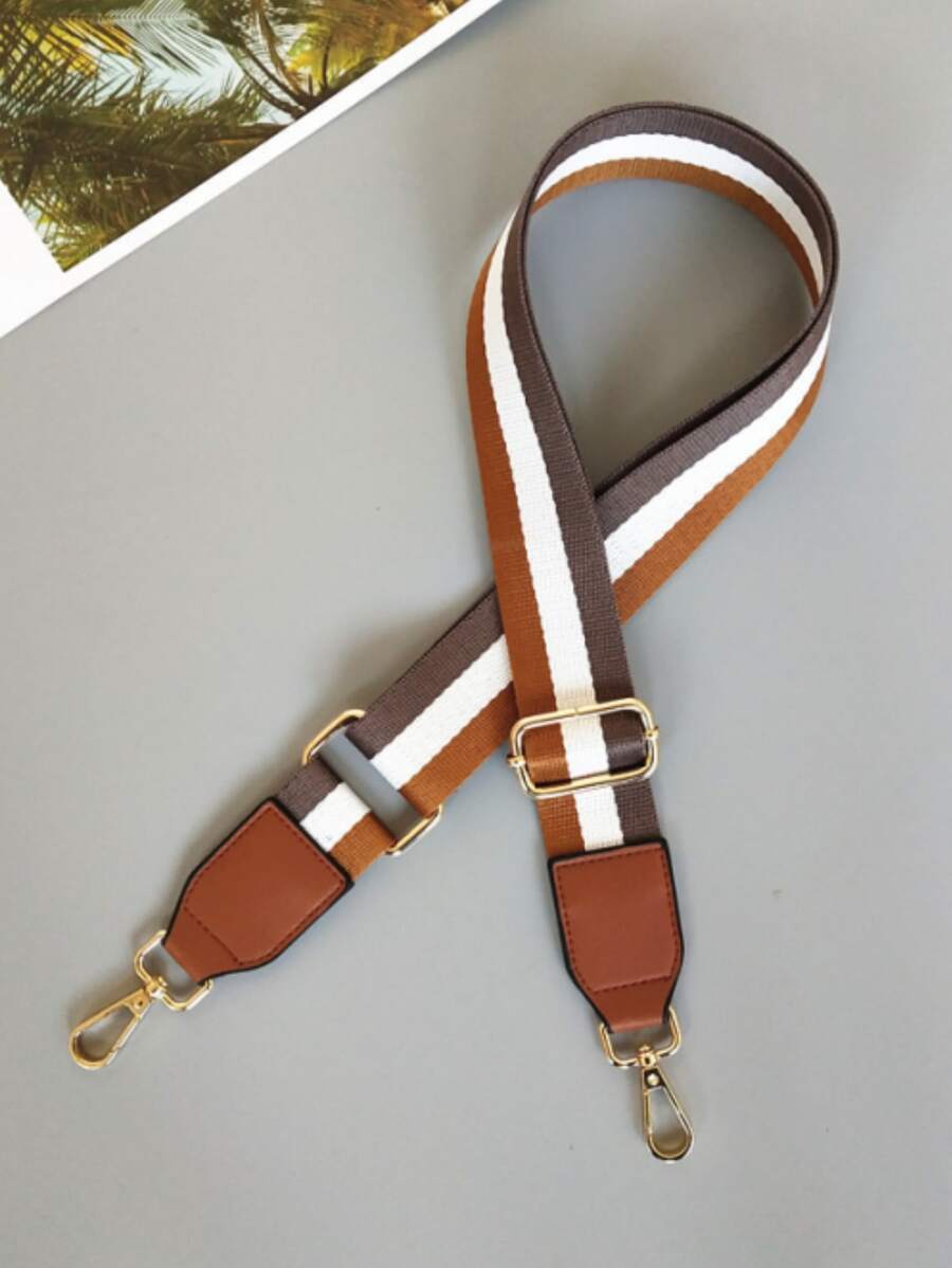 Stripe Pattern Bag Strap Minimalist Adjustable Adjustable Portable Bag Accessories Stylish ...
