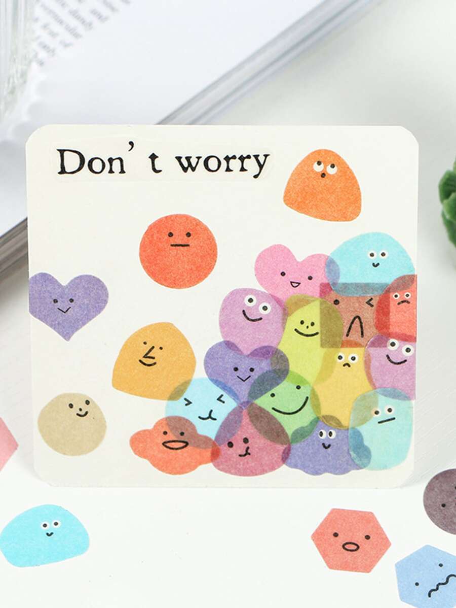 100pcs Cartoon Graphic Assorted Sticker, Cute Multi-purpose Sticker For ...