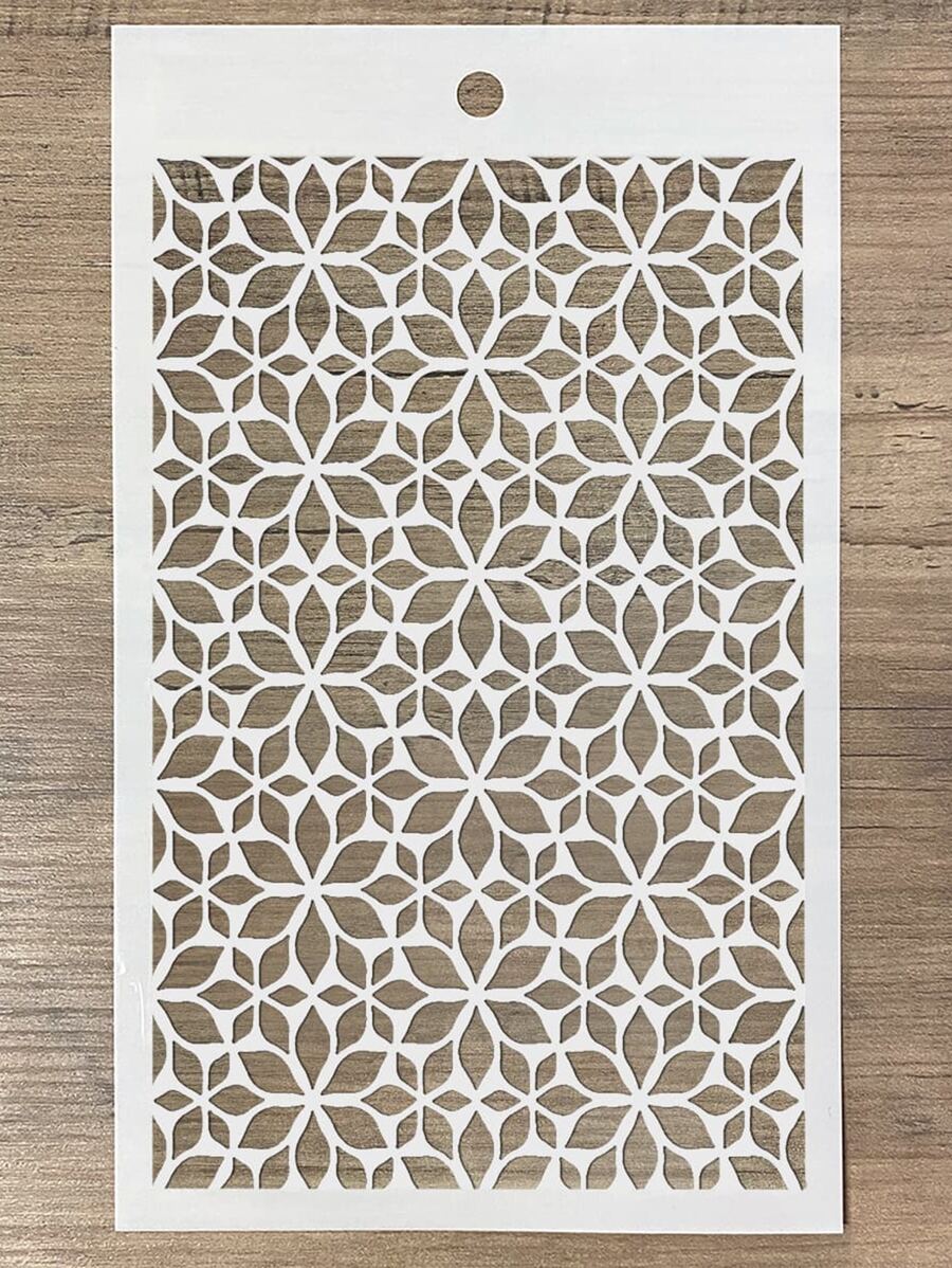 1pc Flower Hollow Drawing Stencil, Simple Multi-purpose Painting ...