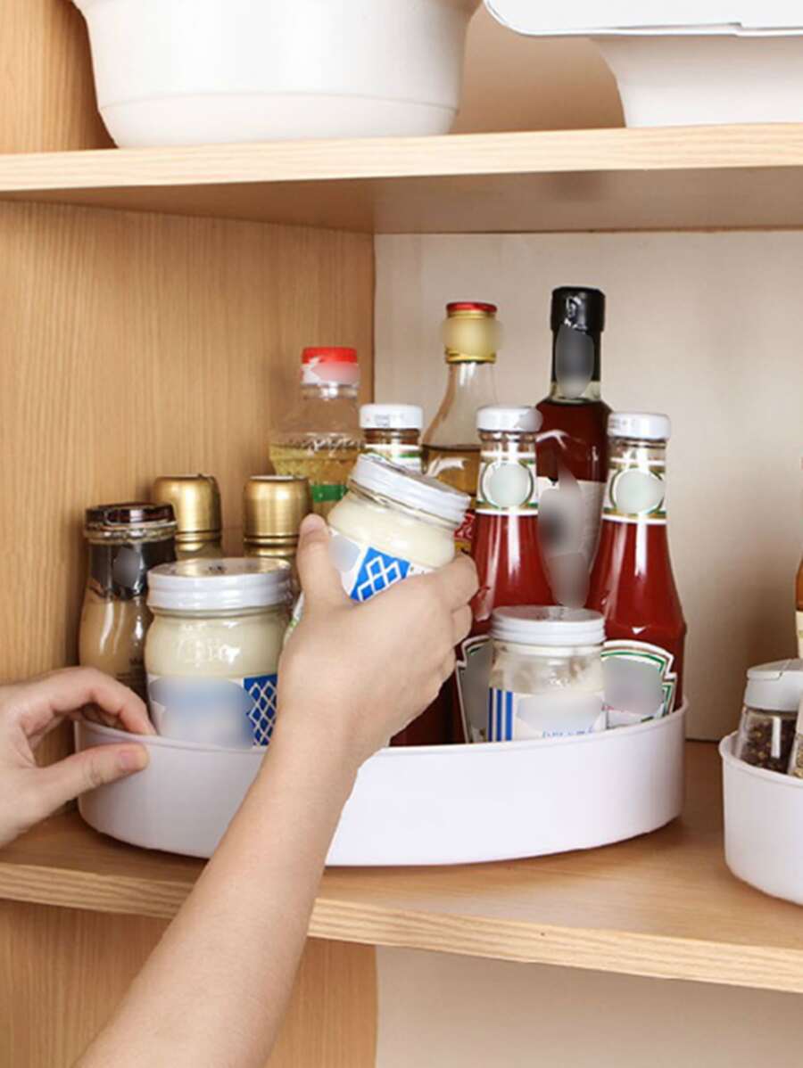 1pc Kitchen Rotating Storage Box,Kitchen Living Room Rotatable ...