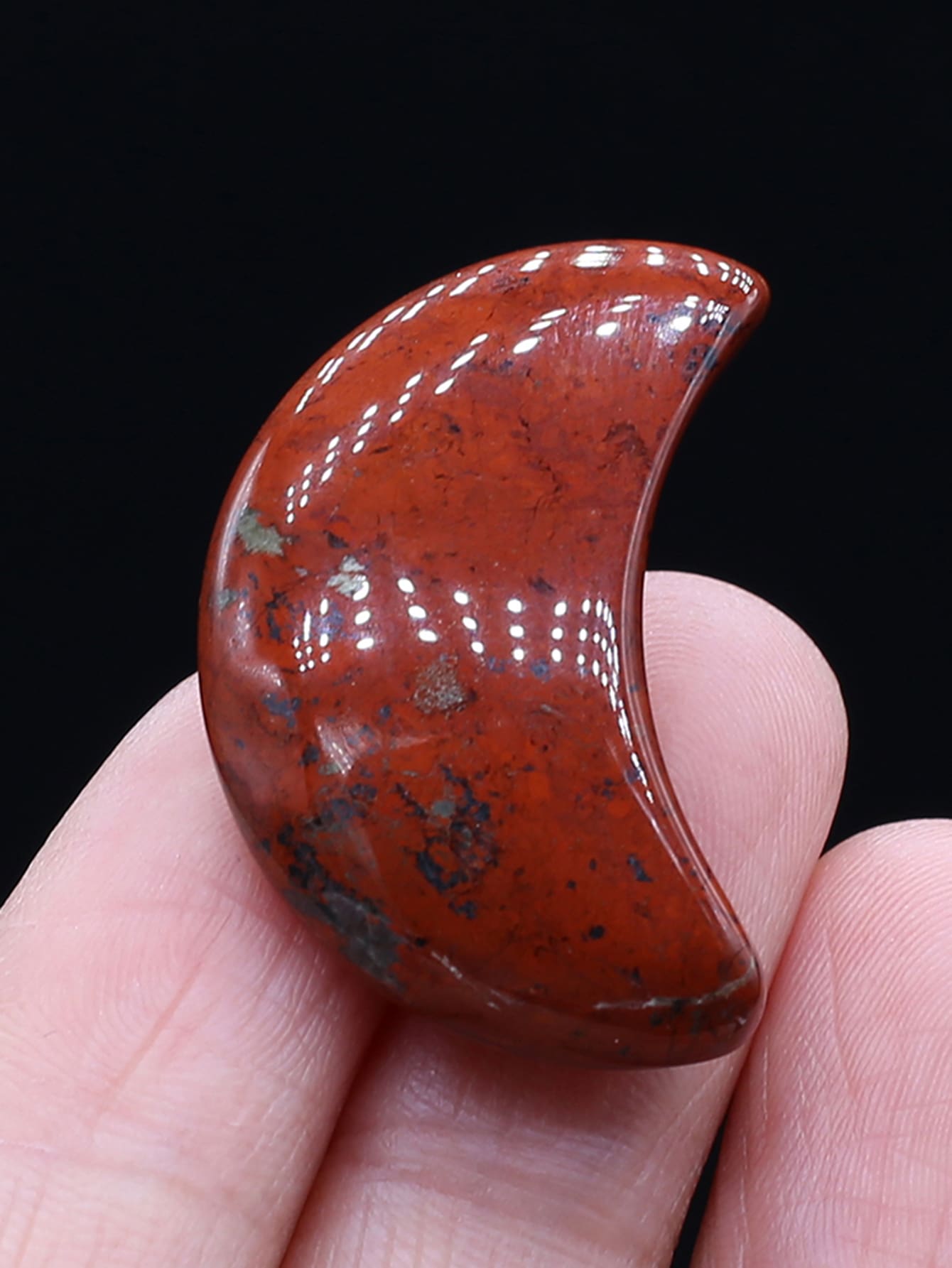 1pc Moon Shaped Stone DIY Jewelry Accessory | SHEIN USA