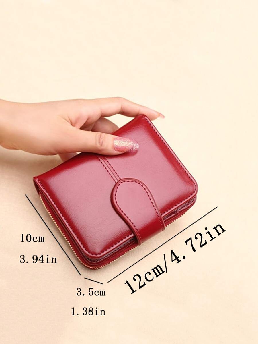 Pu Leather Long Wallet With Multiple Card Slots And Compartments | SHEIN UK