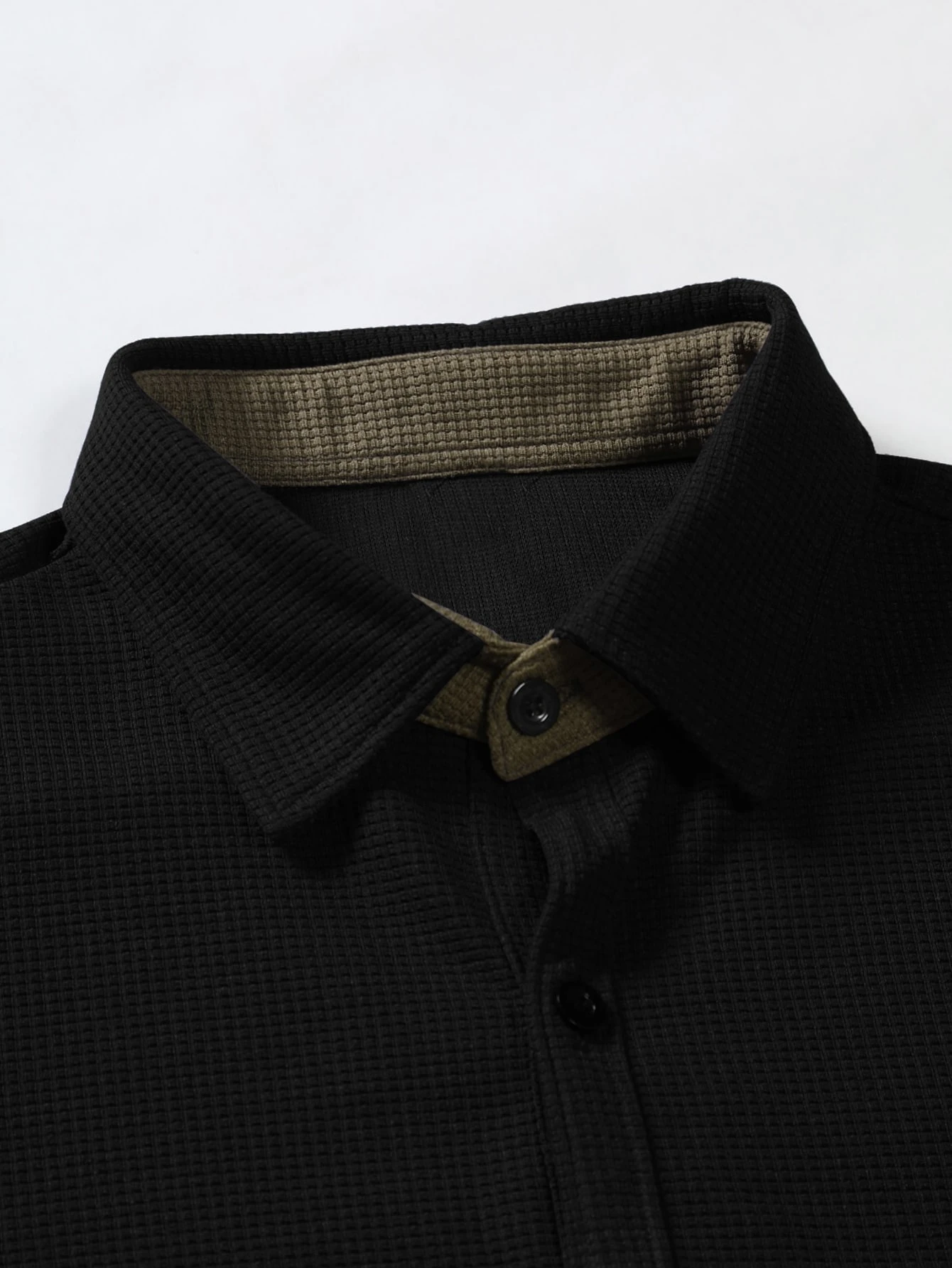 Manfinity Homme Men Two Tone Button Up Shirt | SHEIN USA