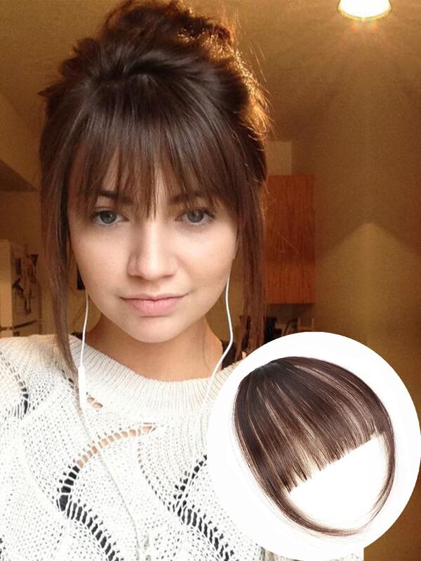 Hair Clip In Bangs Wispy Bangs Fringe With Temples Hairpieces For Women ...