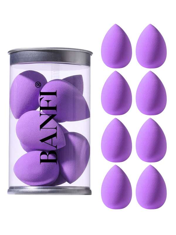 8PCS Makeup Sponge,Suitable for Cream & Powder Concealer, Loose Powder ...