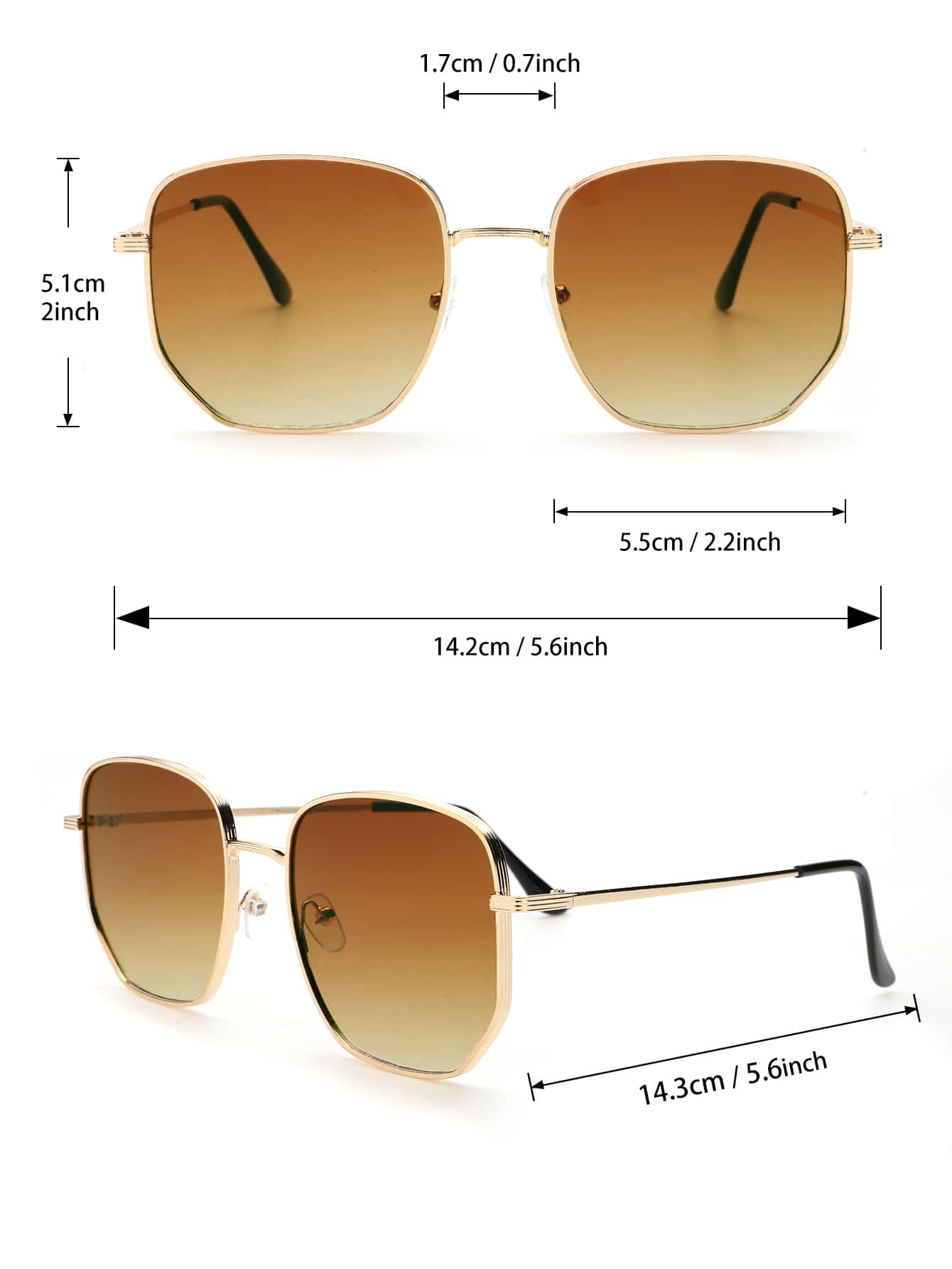 Metal Frame Fashion Glasses Shein Usa