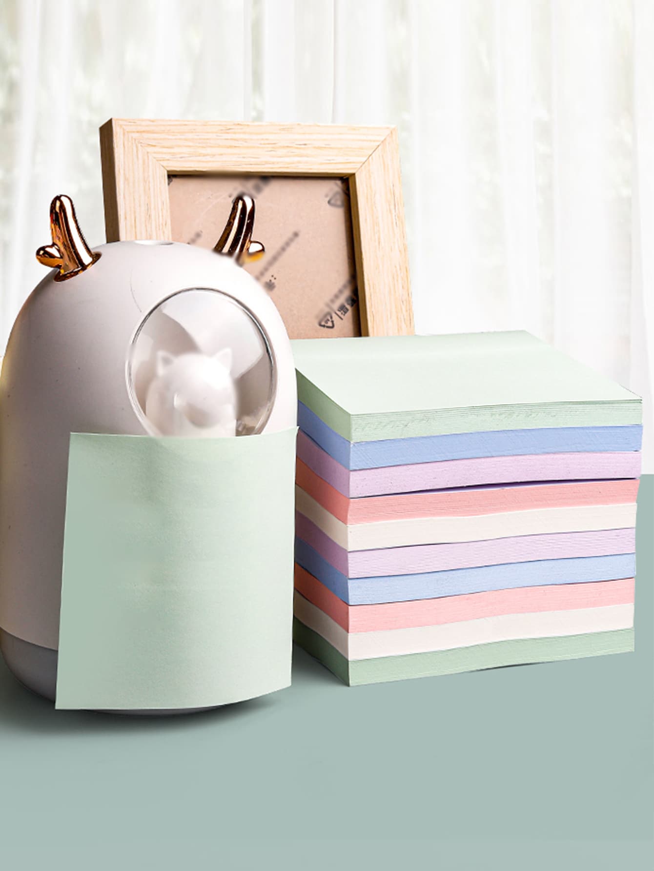 400sheets Solid Color Sticky Note For Kids & Adults, Papers, Arts And ...