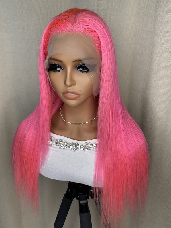 Perruque De Cheveux Humains 13 X 4 En Dentelle Devant Moyen Droit | Mode en ligne | SHEIN FRANCE